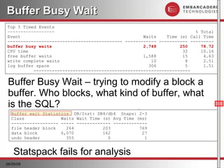 Oracle 10g Performance: chapter 00 statspack | PPT