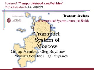 Moscow Transport System | PPTX