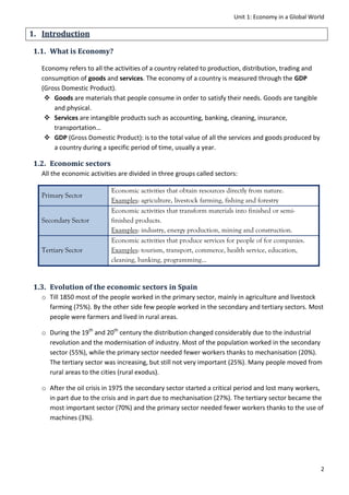 Unit 1: Economy | PDF