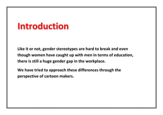 Booklet με comics - Comenius project "Gender Role Inequalities" - 2o ...