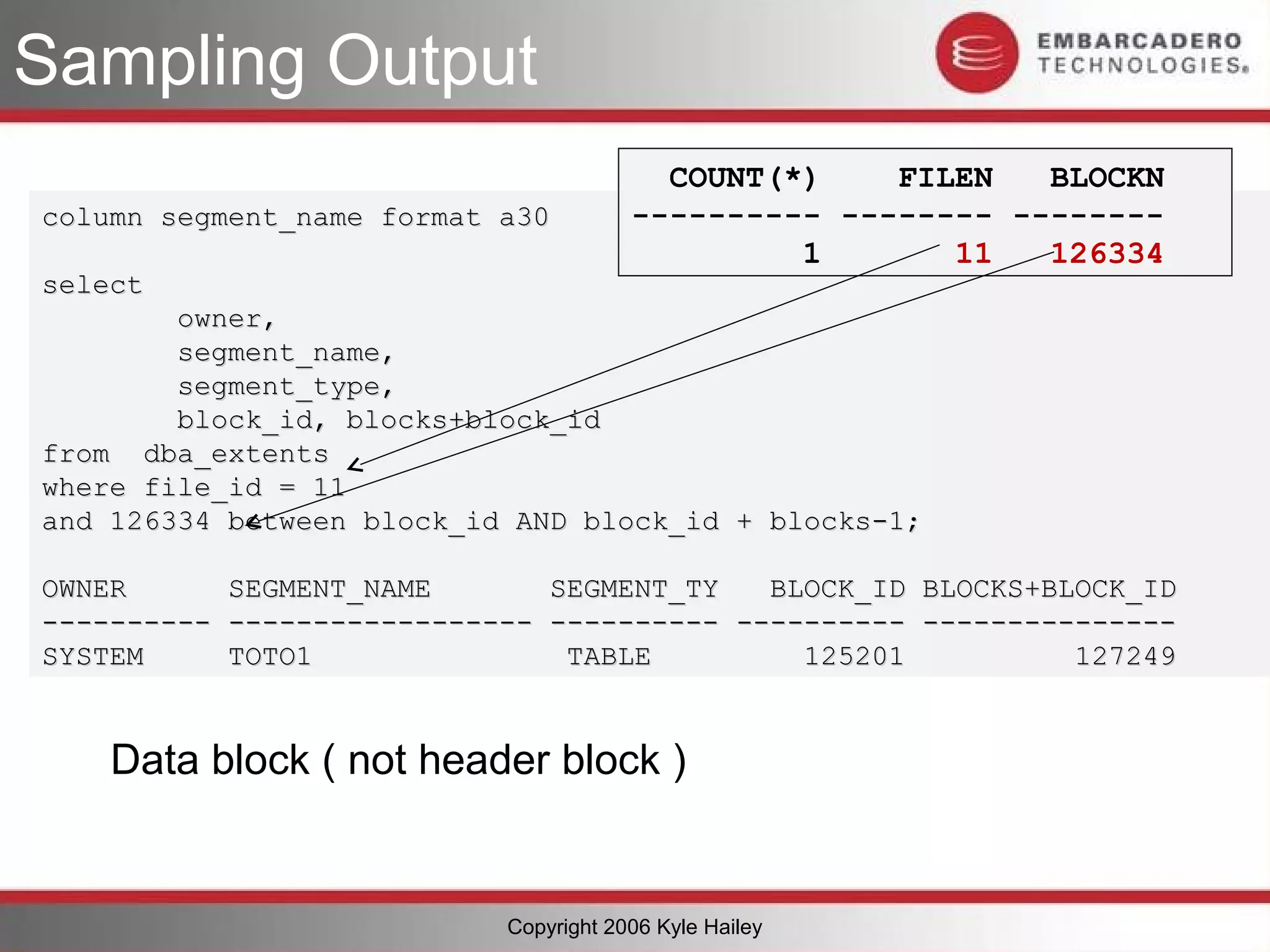 Oracle 10g Performance: chapter 00 sampling | PPT