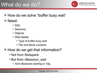 Oracle 10g Performance: chapter 00 sampling | PPT