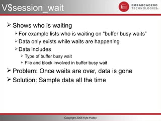 Oracle 10g Performance: chapter 00 sampling | PPT