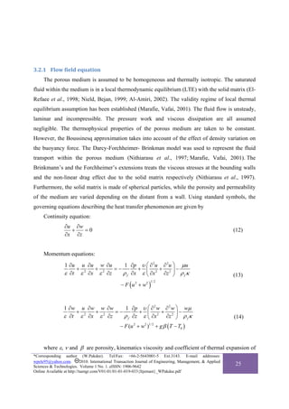 Numerical Model of Microwave Heating in a Saturated Non-Uniform ...