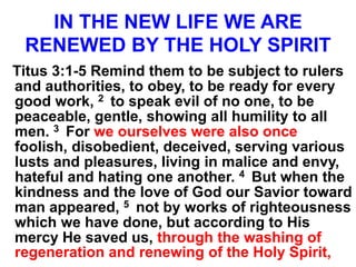 a new life in christ | PPTX