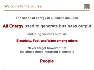 Energy Management Foundation Training - Module 1 | PPTX