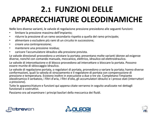01-02-impianto oleodinamico corso Oleobi.ppt | Science