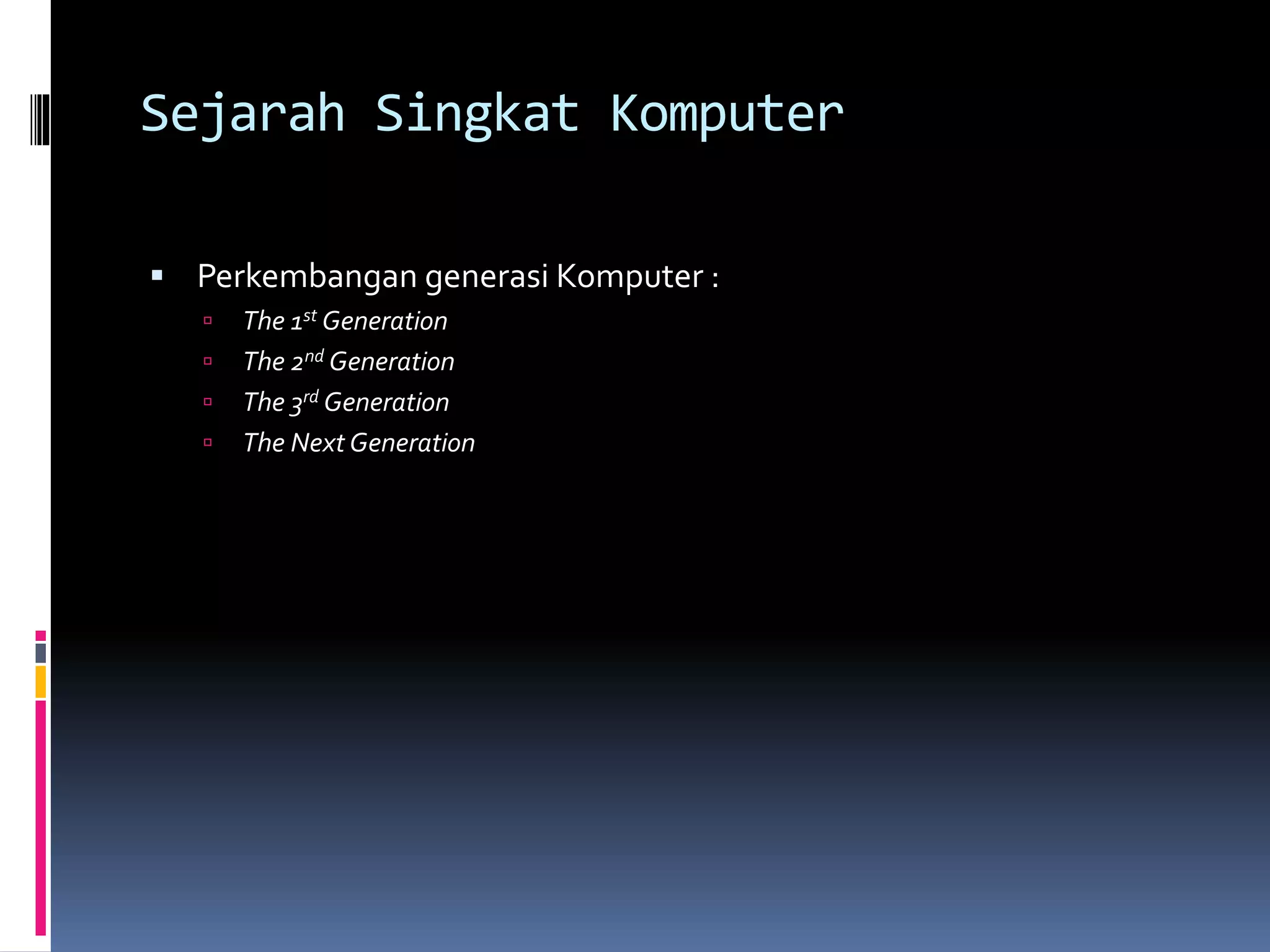 01 02 - pengantaran, evolusi, dan performansi komputer | PPT