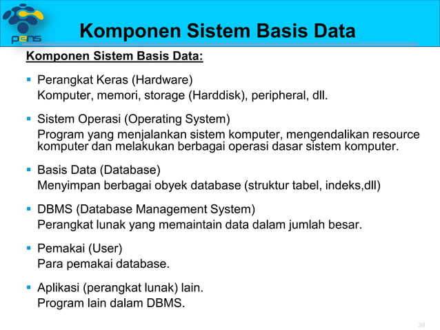Pengenalan Basis Data Pengenalan Basis Data | PDF