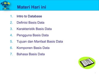 Pengenalan Basis Data Pengenalan Basis Data | PDF