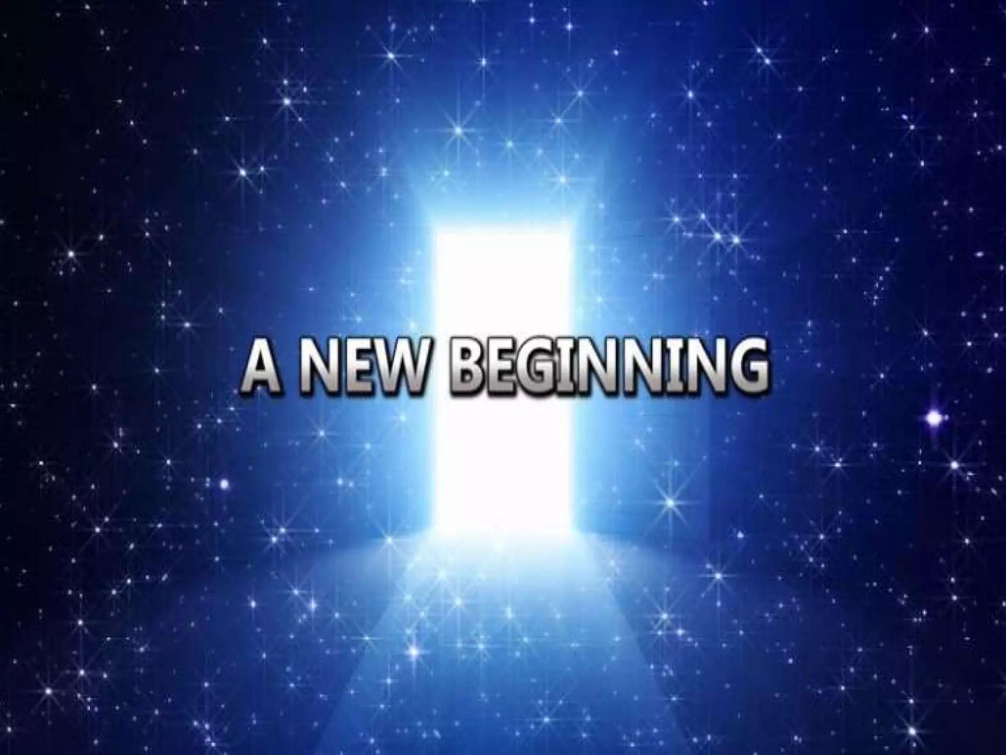 a new beginning | PPTX
