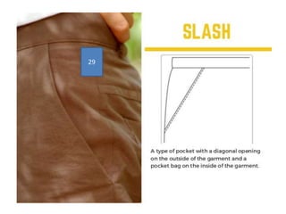 Types of pockets | PPTX