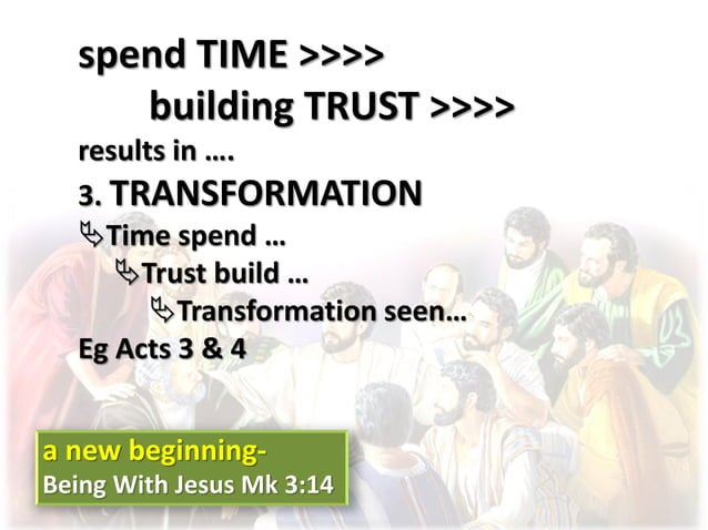 01 03 new beginning - being with jesus mark 3 14-15 final | PDF