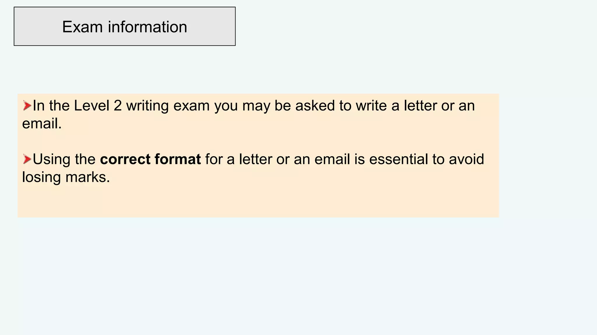 FS English Level 2 - April 1, 2023 (Writing: Letters and emails). | PDF