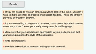 FS English Level 2 - April 1, 2023 (Writing: Letters and emails). | PDF