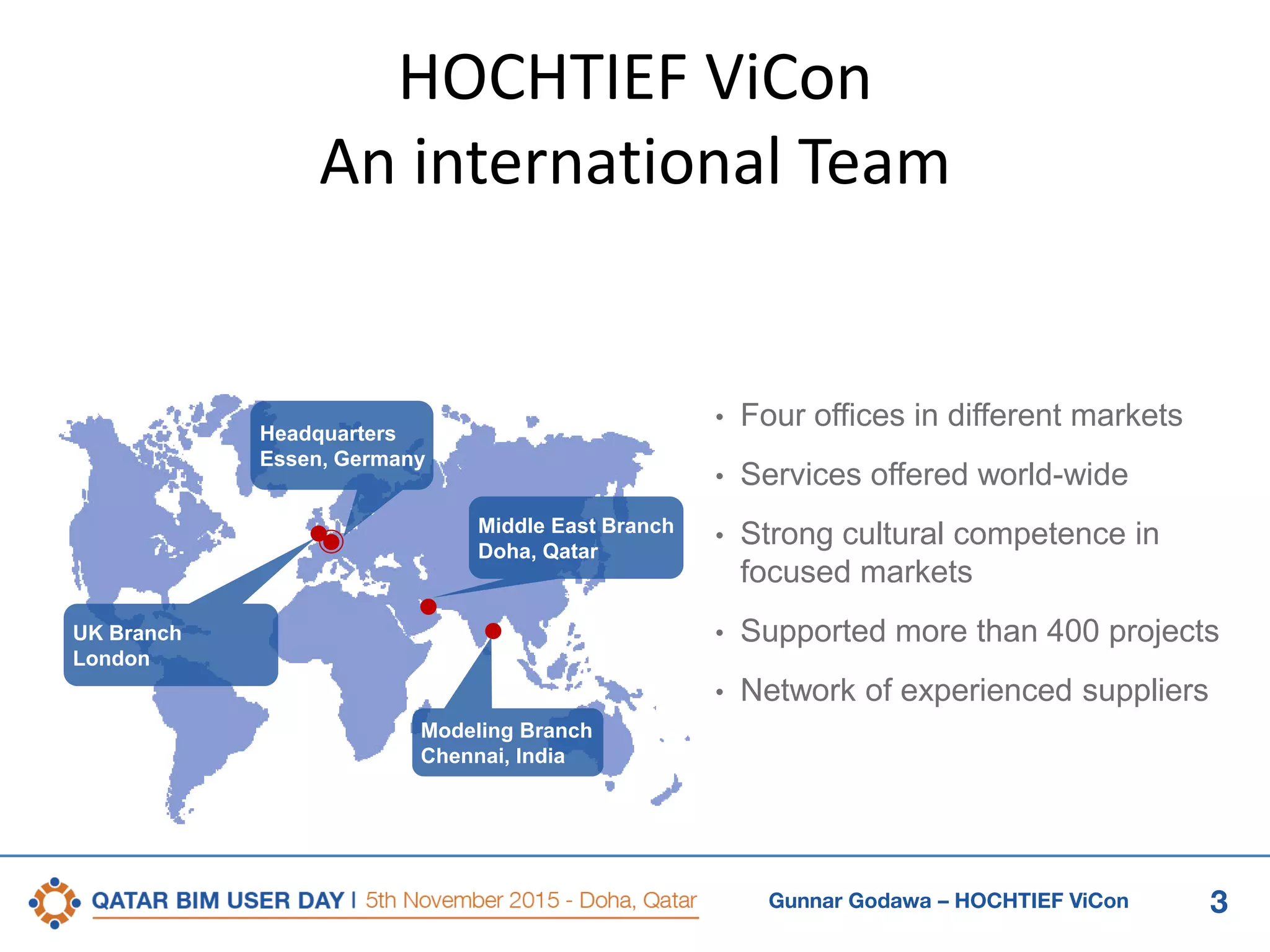 5th Qatar BIM User Day, BIM process implementation and management on ...