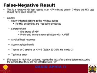 01.04 laboratory diagnosis and monitoring of hiv infection | PPT