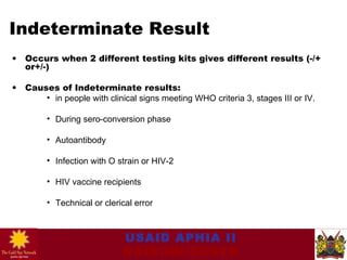 01.04 laboratory diagnosis and monitoring of hiv infection | PPT