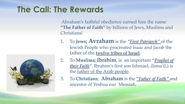 01 05-13 abram's call challenge and convenant | PPTX
