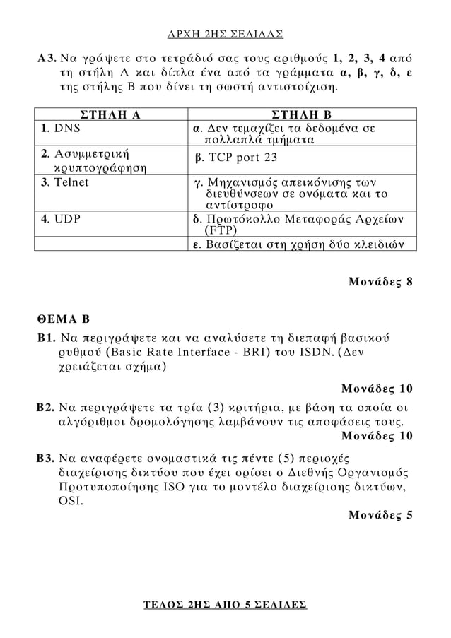 01-06-13 ΕΠΑΛ-Δίκτυα Υπολογιστών ΙΙ | PDF