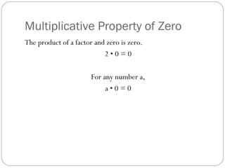The Properties of Mathematics | PPT
