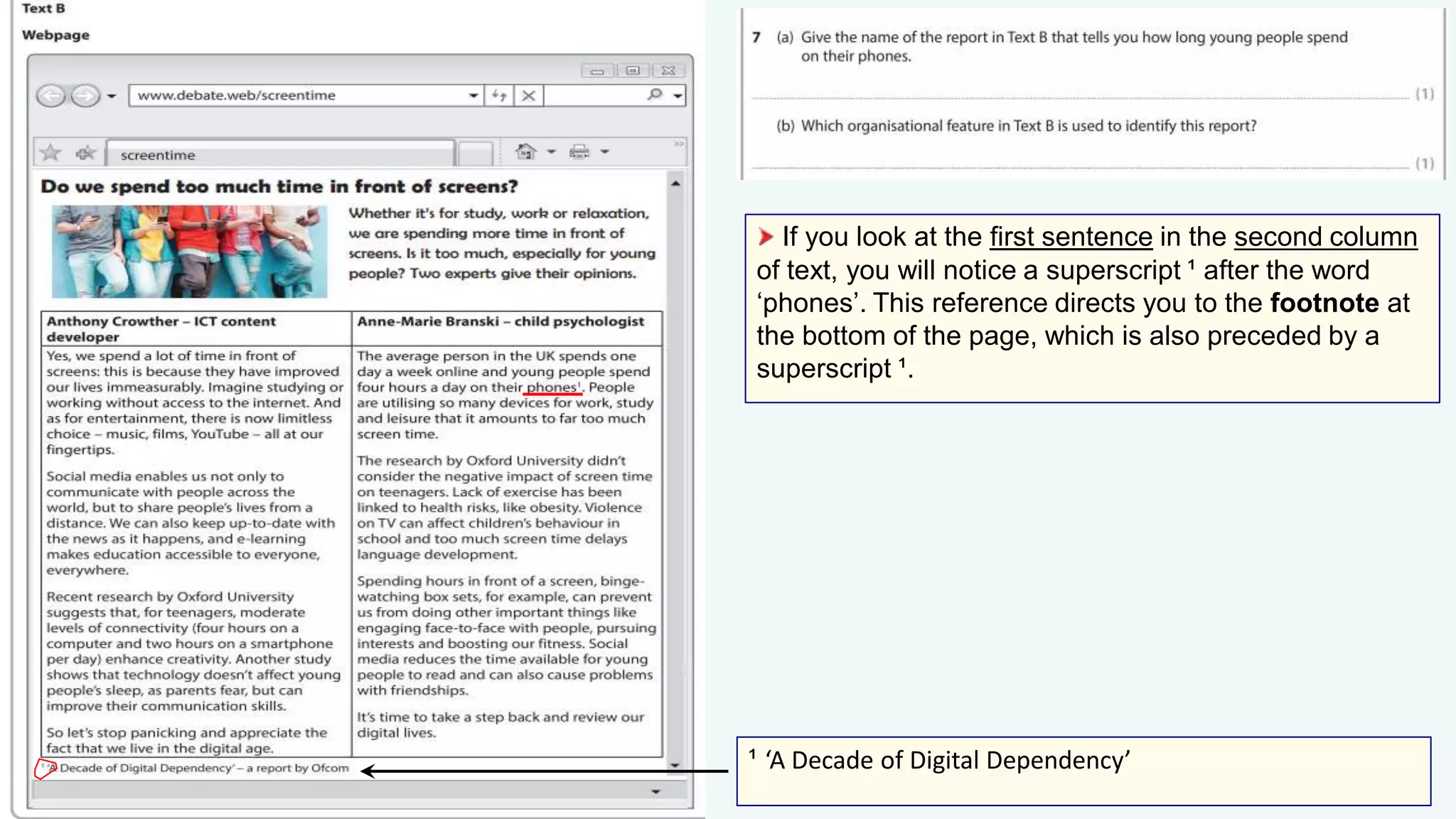 FS English Level 2 - July 1, 2023 (Reading: Organisational features). | PDF