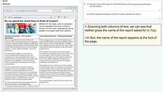 FS English Level 2 - July 1, 2023 (Reading: Organisational features). | PDF