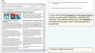 FS English Level 2 - July 1, 2023 (Reading: Organisational features). | PDF