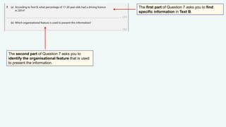 FS English Level 2 - July 1, 2023 (Reading: Organisational features). | PDF
