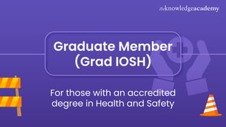 Unlock the full potential of your career with IOSH Membership. | PPT