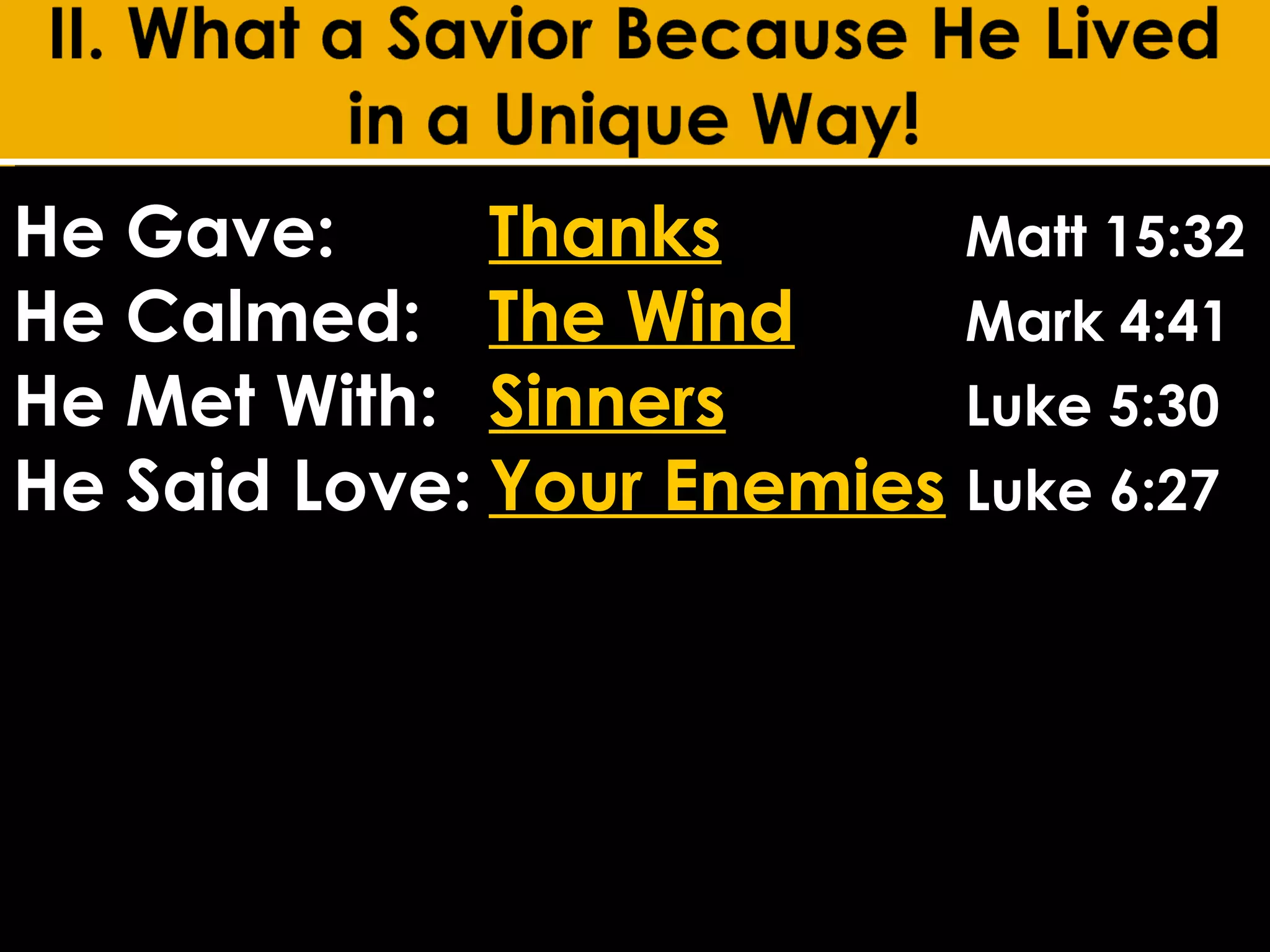01 09-11 sermon - what a savior ppt | PPT | Christianity | Religion ...