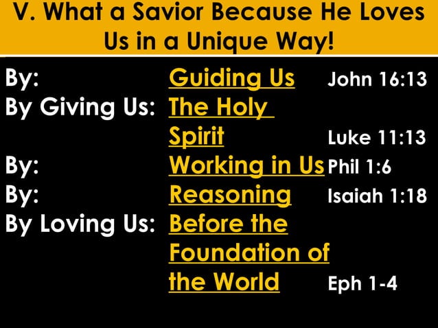 01 09-11 sermon - what a savior ppt | PPT
