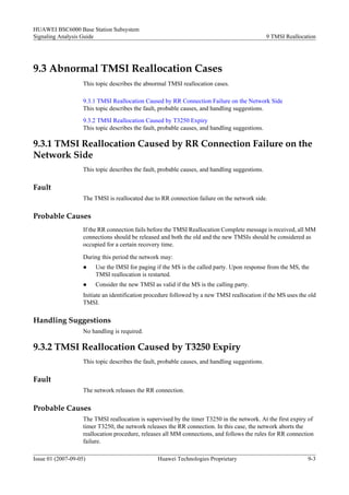 01 09 tmsi reallocation | PDF