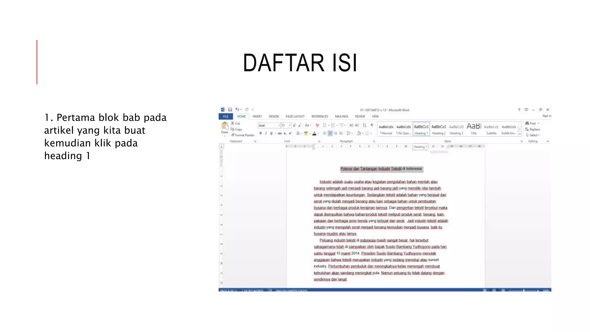 Cara membuat daftar isi, kutipan, daftar pustaka secara otomatis | PPTX