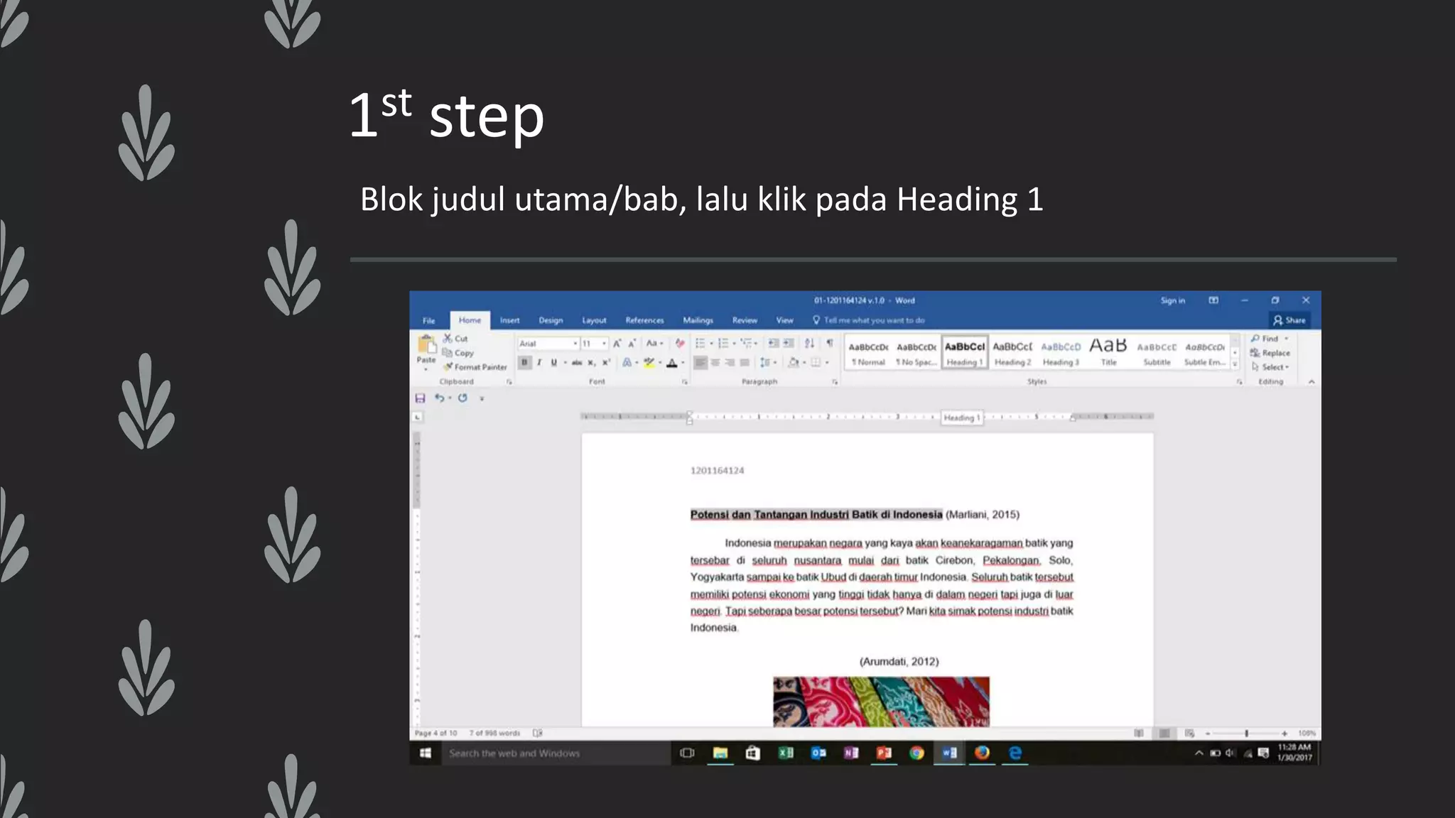 Cara Membuat Daftar Isi, Kutipan, dan Daftar Pustaka Otomatis | PPT