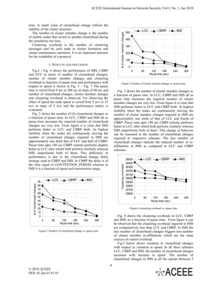 A Low Control Overhead Cluster Maintenance Scheme for Mobile Ad hoc NETworks (MANETs) | PDF