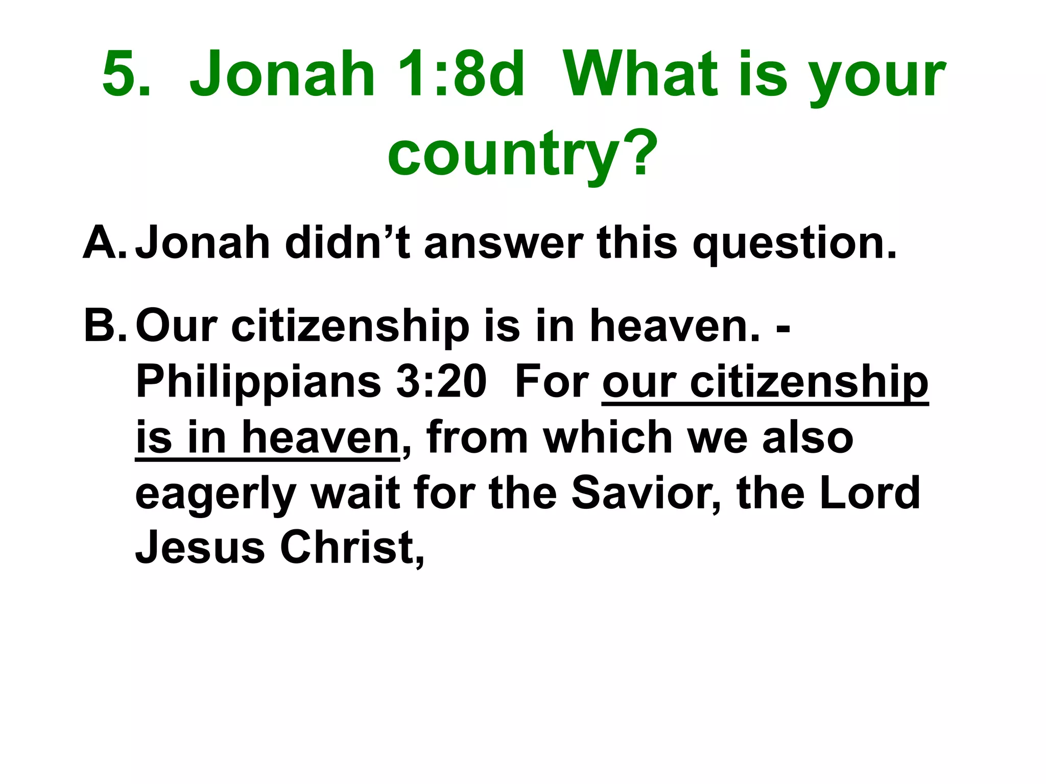 questioning jonah and us | PPTX