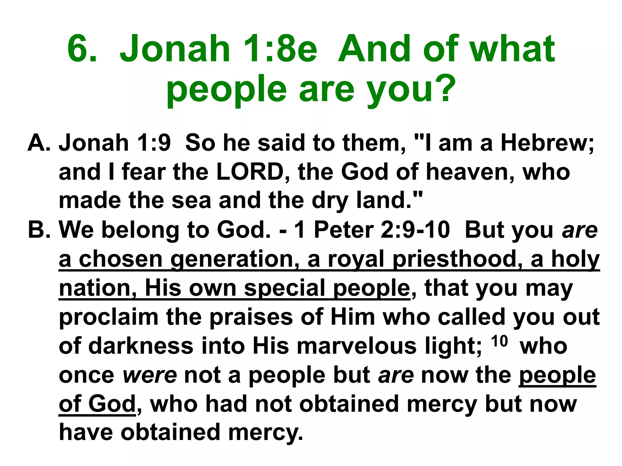 questioning jonah and us | PPTX