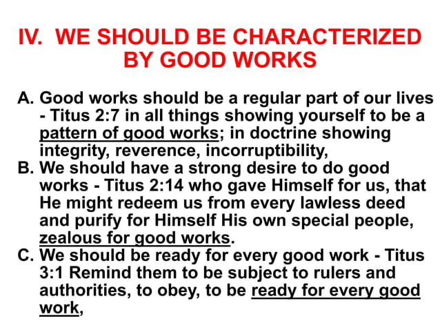 we are his workmanship created for good works | PPTX | Christianity ...