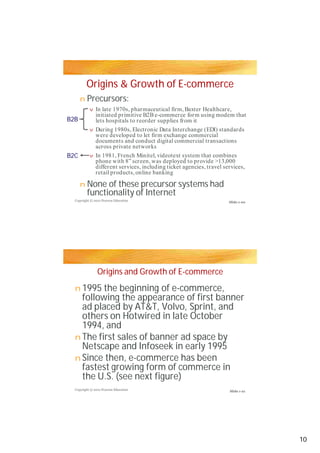 01 Introduction to E-commerce slides | PDF