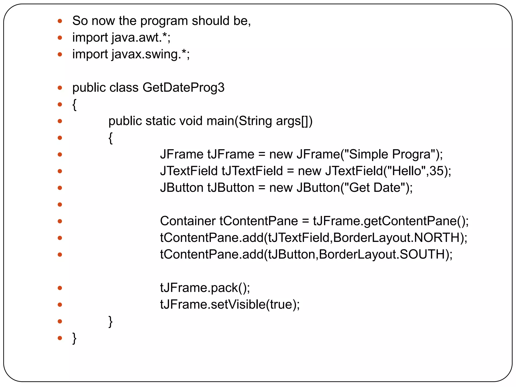 01. introduction to swing | PPTX