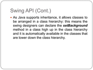 01. introduction to swing | PPT