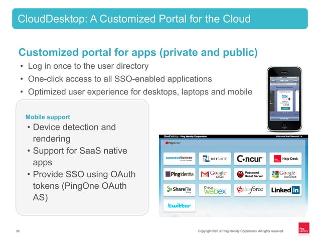 CIS13: Bootcamp: PingOne as a Simple Identity Service | PPT
