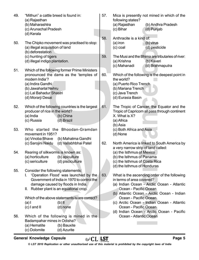 01. general knowledge capsule | PDF