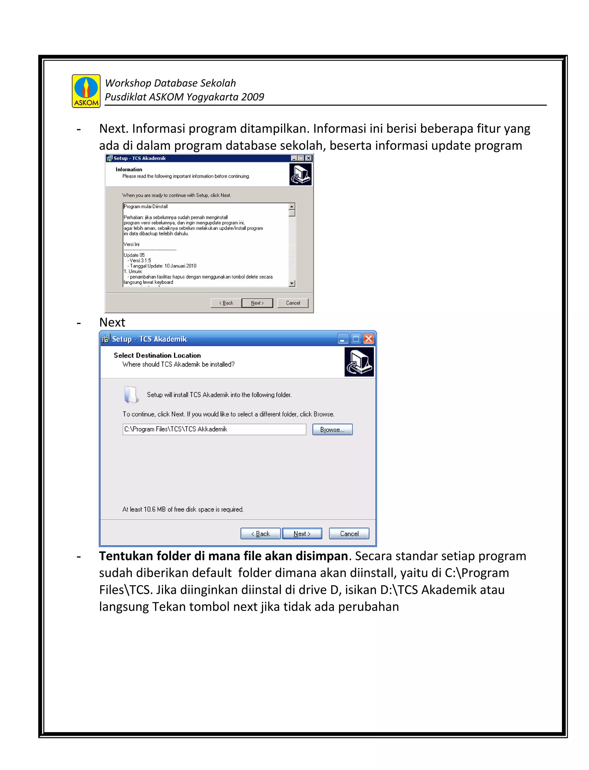 01. makalah workshop database sekolah | PDF