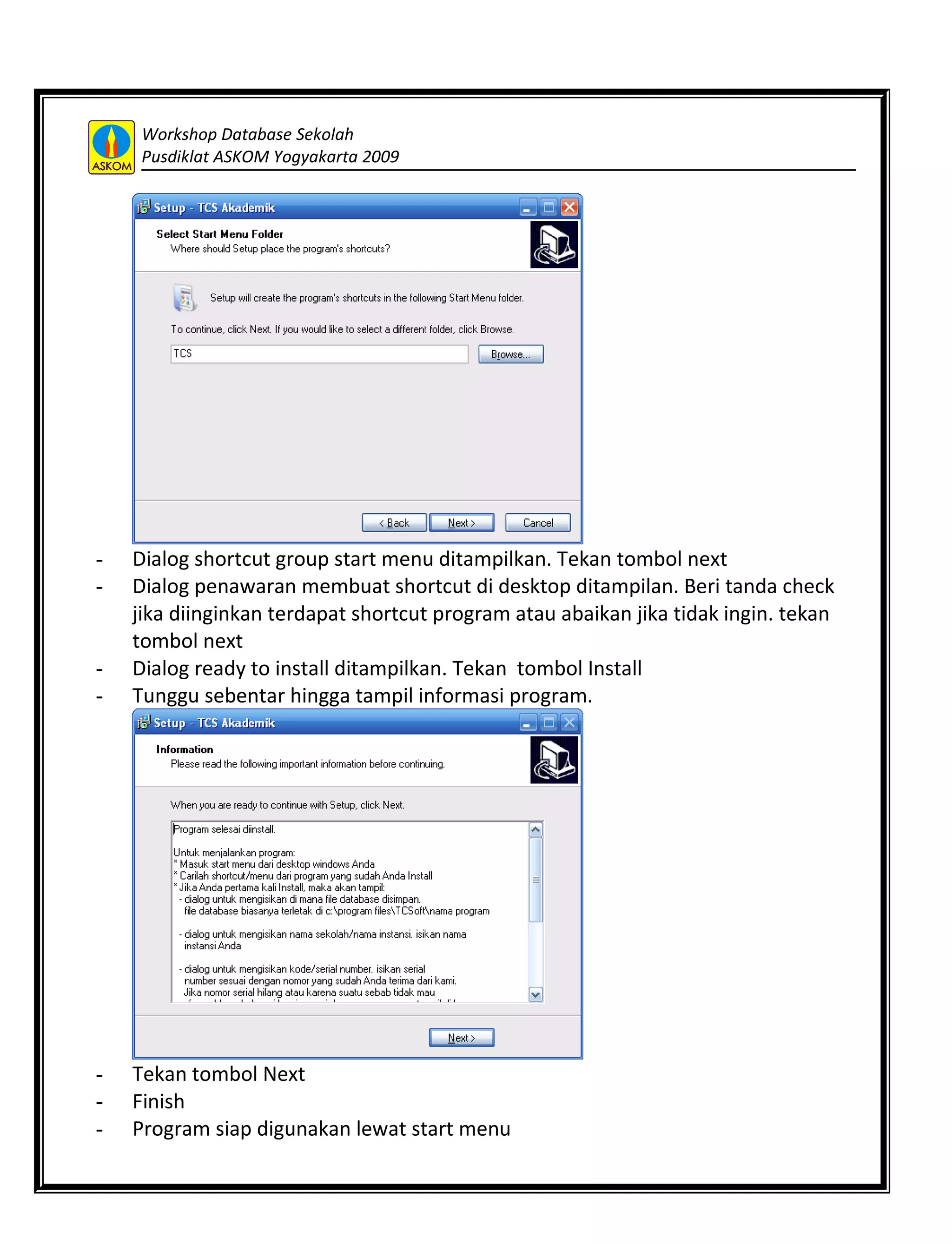 01. makalah workshop database sekolah | PDF