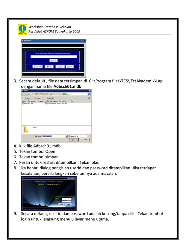 01. makalah workshop database sekolah | PDF