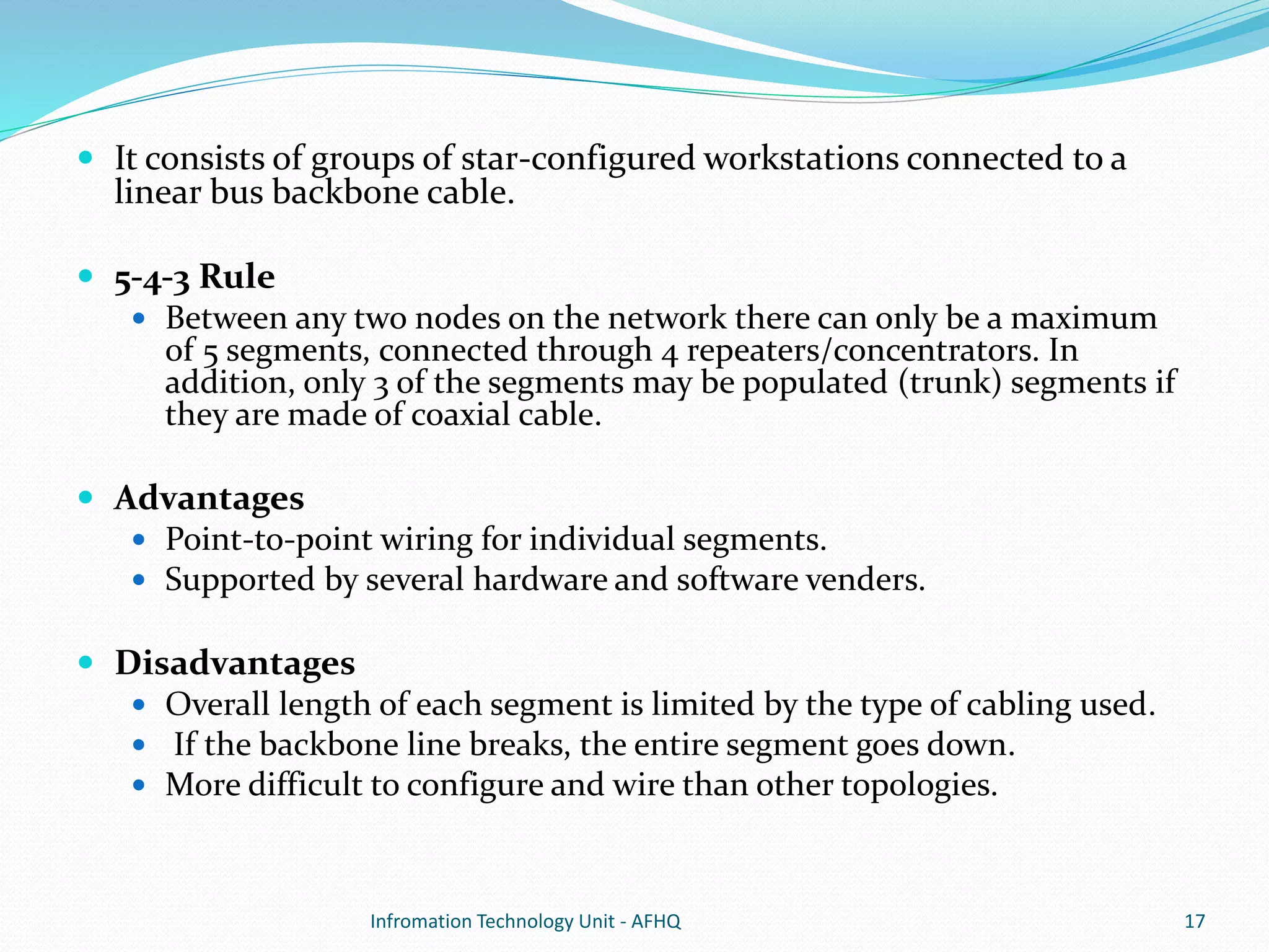 01. network topologies & cable | PPTX