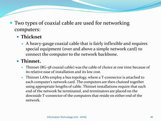 01. network topologies & cable | PPTX