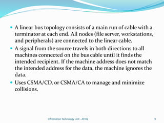 01. network topologies & cable | PPTX